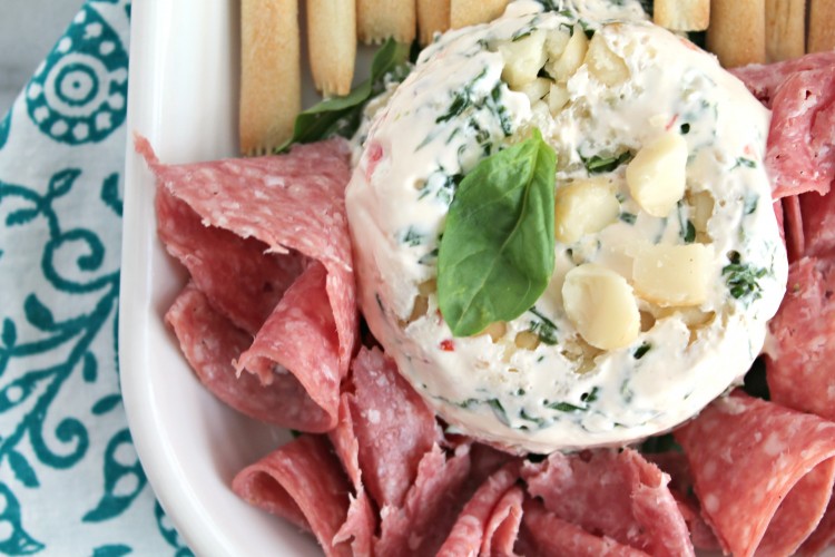 Savory Pesto Cheese Torte - Cooking with Books