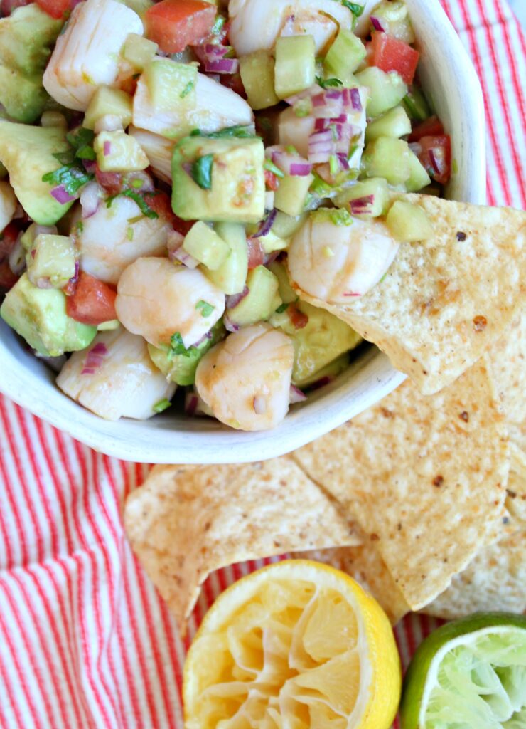 Mexican-Inspired Bay Scallop Ceviche recipe
