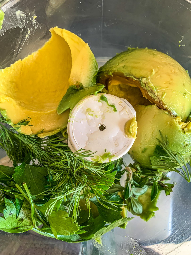 Avocado Falafel Dip - Cooking With Books